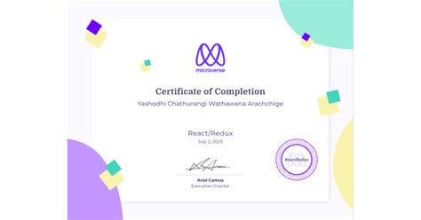 Yashodhi Chathurangi On Linkedin Microverse React And Redux Module