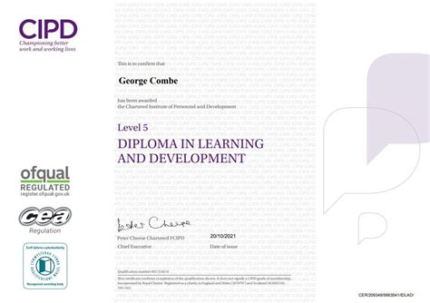 Im Thrilled To Have Completed My Cipd Qualifications Cipd Level 5