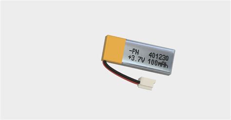 Lipo Battery 3 7v 100mah Autodesk Community Gallery