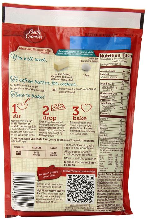 Betty Crocker Sugar Cookie Mix Ingredients