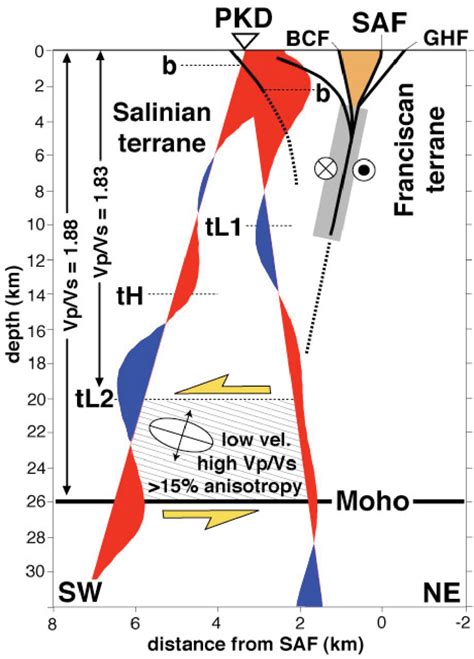 Interpretative Cross Section Across The Saf Stacked And Migrated Download Scientific Diagram