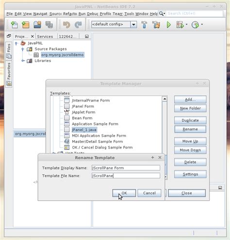 Netbeans GUI Editor How To Create A Form With JScrollPane Top Level Component Stack Overflow