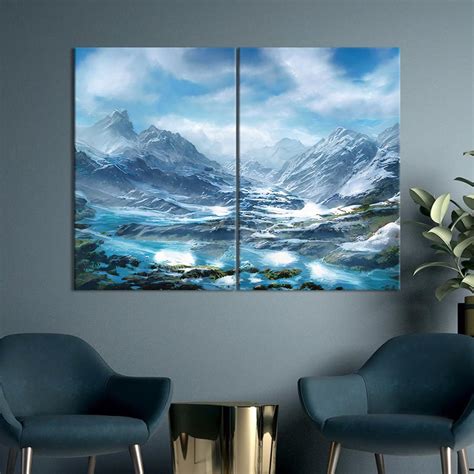 ᐉ Картина Горная река 71x51 см 1960 2