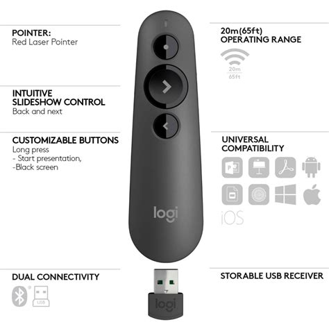 Buy Logitech R500 Presentation Remote & Laser Pointer | Instok Kenya