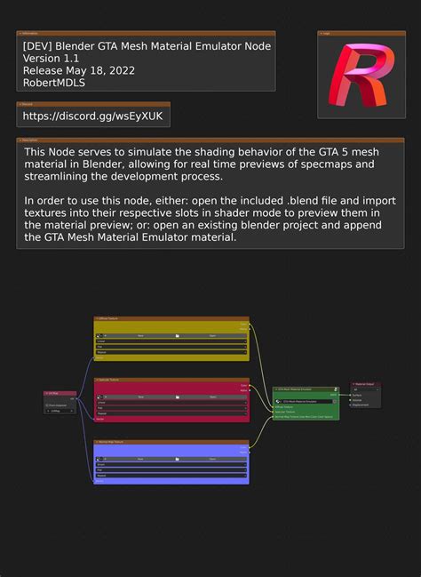 Dev Blender Gta Mesh Material Emulator Node Development Resources