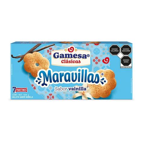 Gamesa Galletas Clásicas Maravillas Sabor Vainilla 600 G H E B México