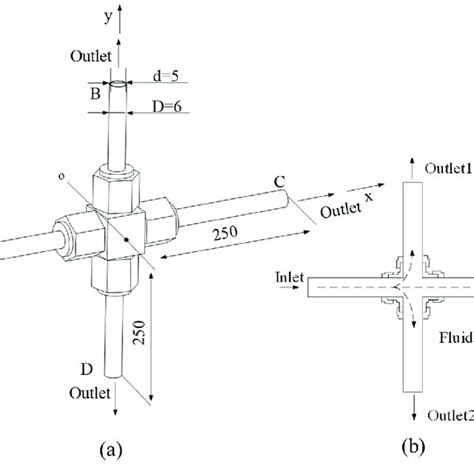 Schematic Diagram Of The Multi Branch Pipeline A Front View Of