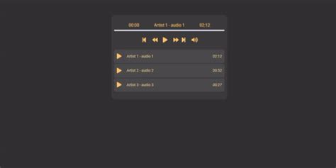 JavaScript Music Players Page 2 Of 2 WebArtDeveloper