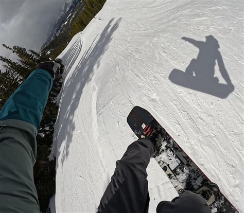 why does my shadow look way cooler than i do r snowboarding