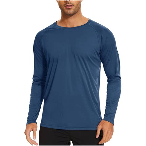 Hbyjlzyg Mens Upf 50 Sun Protection Shirts Spf Shirts Long Sleeve Rash