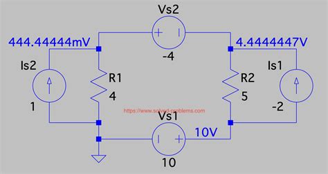 Nodal Analysis Super Node A Non Grounded Voltage Source Solved Problems