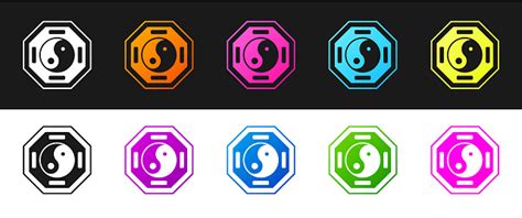 흑백 배경에 고립 된 조화와 균형 아이콘의 음양을 설정합니다 벡터 음양 상징에 대한 스톡 벡터 아트 및 기타 이미지 음양 상징 추상적인 0명 Istock