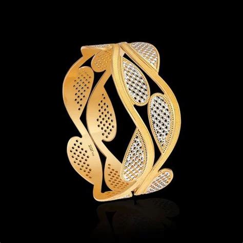 Au Finja Rhodium Bangles At Rs 100000 Piece In Jaipur Id 18168566188