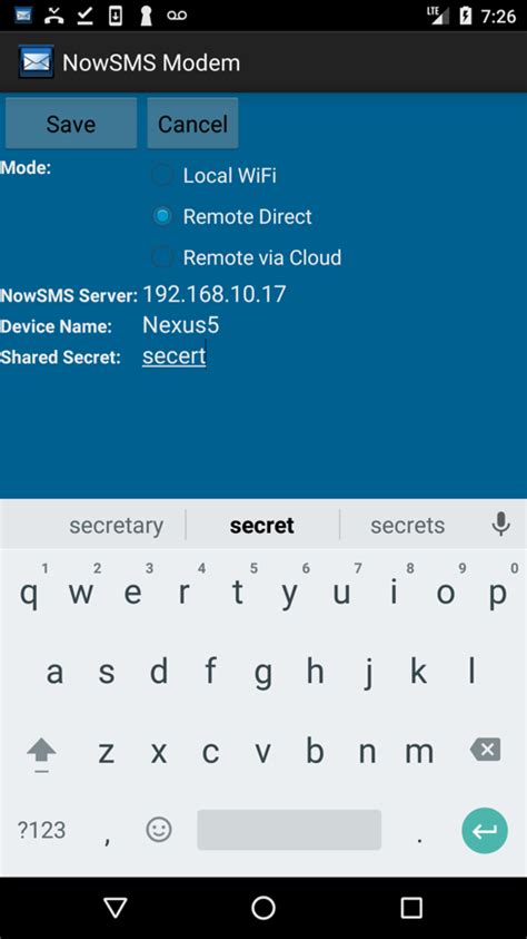Now Smsmms Android Modem Quick Start Guide Nowsms