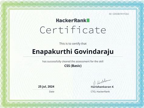 Css Webdevelopment Certification Learning Tech Govindaraju Enapakurthi