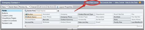 mini page layouts propertybase salesforce edition