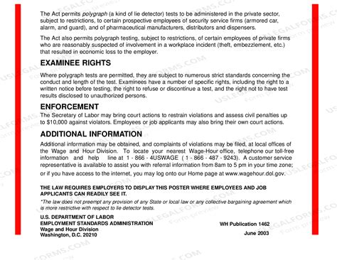 Kings New York Employee Polygraph Protection Act Eppa Poster Us Legal