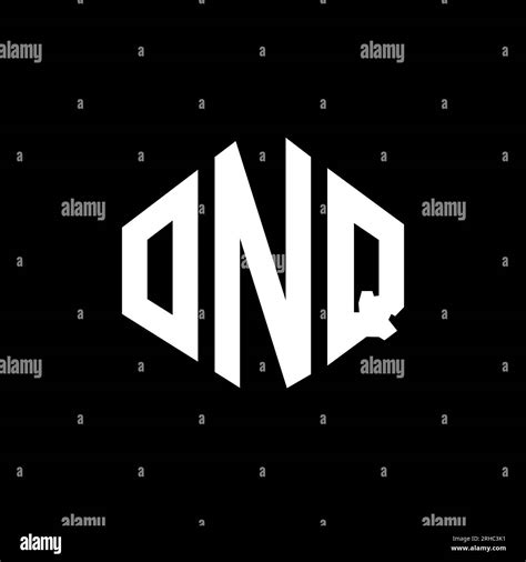 Onq Letter Logo Design With Polygon Shape Onq Polygon And Cube Shape Logo Design Onq Hexagon