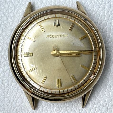 Vintage Accutron Watch Wristwatch M9 10k Gold Filled Mens Clean