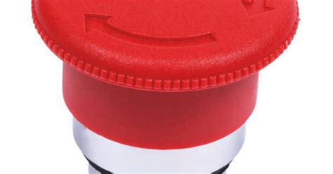 Red Push Button Mushroom Head