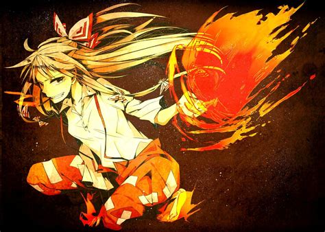 Anime Fire Girl Wallpapers Top Free Anime Fire Girl Backgrounds Wallpaperaccess