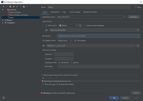 Java Wildfly 10 Can I Set Dspring Profiles Active In Standalone Conf