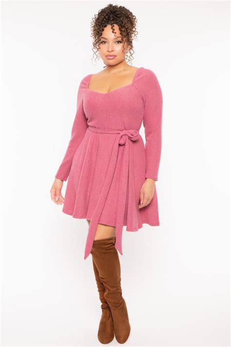 Curvy Sense Trendy Plus Size Casual Dresses
