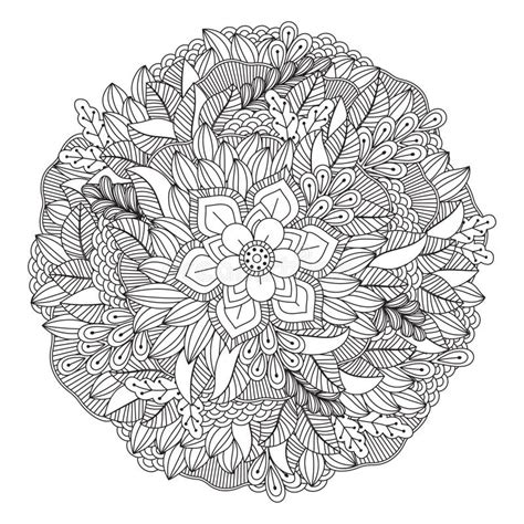 Intricate Floral Design Vector Illustration Decorative Design Stock Vector Illustration Of