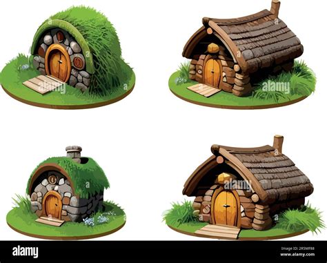 Hobbit House Stock Vector Images Alamy