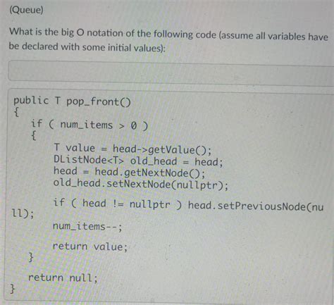 solved algorithm analysis what is the big 0 notation time