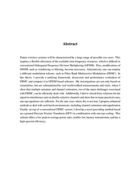 Filter Bank Multicarrier Modulation For Future Wireless Systems Eurasip