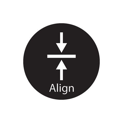 Aligned Icon Vector 27385784 Vector Art At Vecteezy