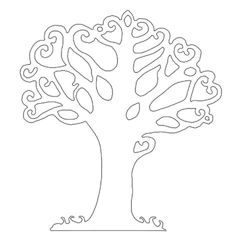 Шаблоны Витинанка дерево 28 фото