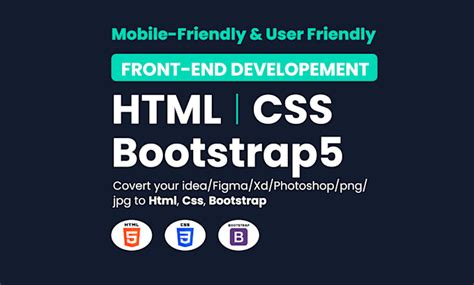 Do Frontend Web Development Figma To Html Css Bootstrap By Mifreelancing Fiverr
