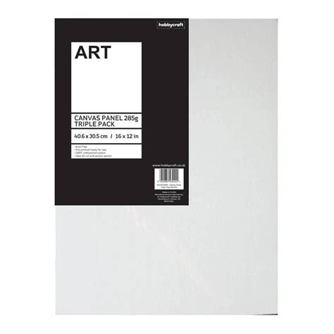Canvas Panel 406cm X 305cm 3 Pack Hobbycraft
