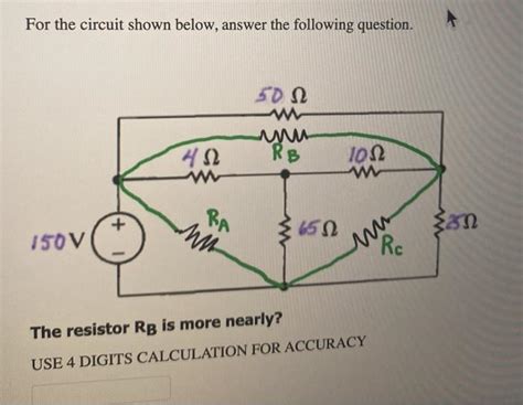 Solved For The Circuit Shown Below Answer The Following Chegg