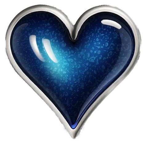 Download Prussian Blue Heart Emoji Png 06272024