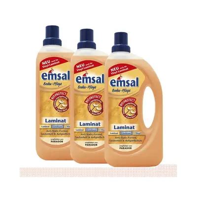 Preisvergleich für emsal 3x emsal Boden-Pflege Laminat 1 Liter mit ...