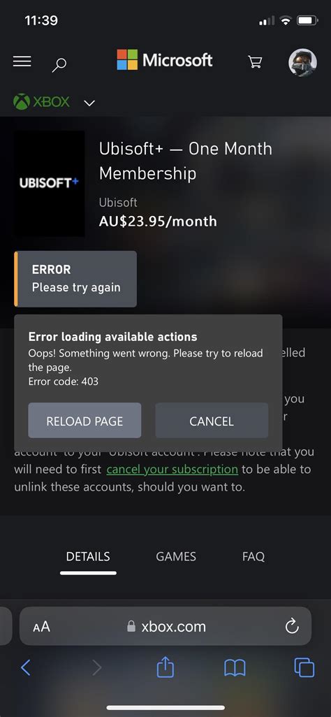 Cant Access My Ubisoft Plus On Xbox R Ubisoft