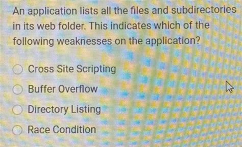 solved an application lists all the files and subdirectories