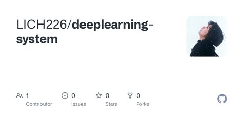 Github Lich226deeplearning System