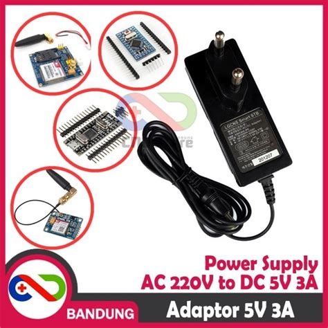 Jual Adaptor 5v 3a Power Supply Dc For Arduino Uno Nano Mega Shopee