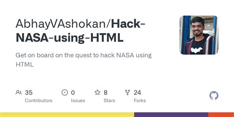Github Abhayvashokanhack Nasa Using Html Get On Board On The Quest