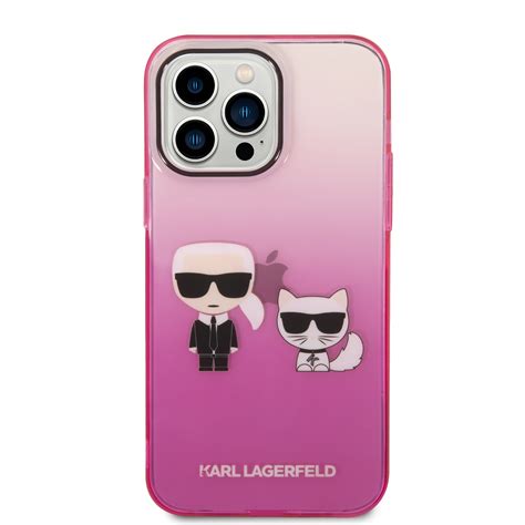 iPhone 14 Pro Max Case Hülle - Karl Lagerfeld und Choupette duo starres ...