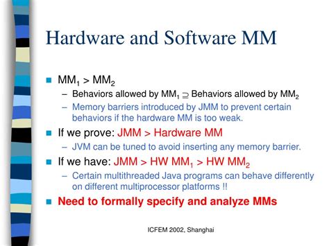 Ppt Reasoning About Hardware And Software Memory Models Powerpoint