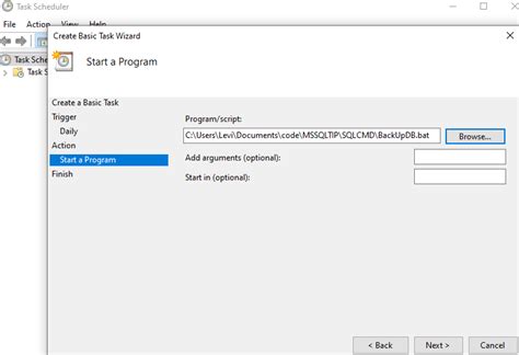 Automate Sql Server Database Backups Using Sqlcmd And Windows Task Scheduler Mks Technology Inc