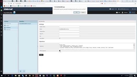 How To Add Signature To Your Roundcude Mail Horde SquirrelMail YouTube