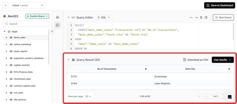 Create A Metric Using Custom Sql Databrain