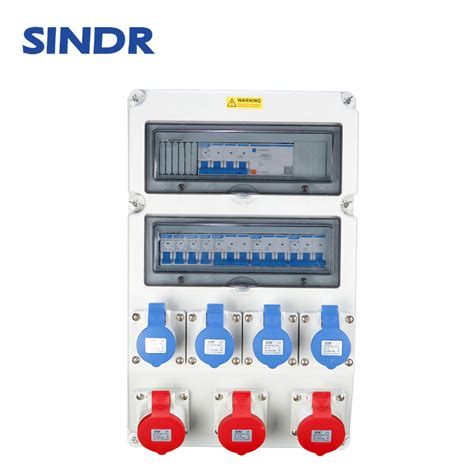 Sindr Europe Three Phase Industrial Portable Power Distribution Board