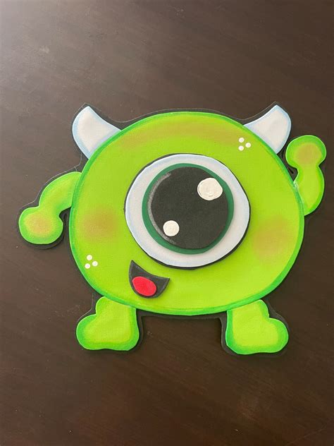 Monsters Inc Mike Wazowski Cut Out Centerpiece For Birthday Parties